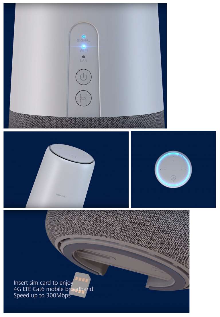 Huawei AI Cube : L’enceinte 4G qui ressemble à Google Home