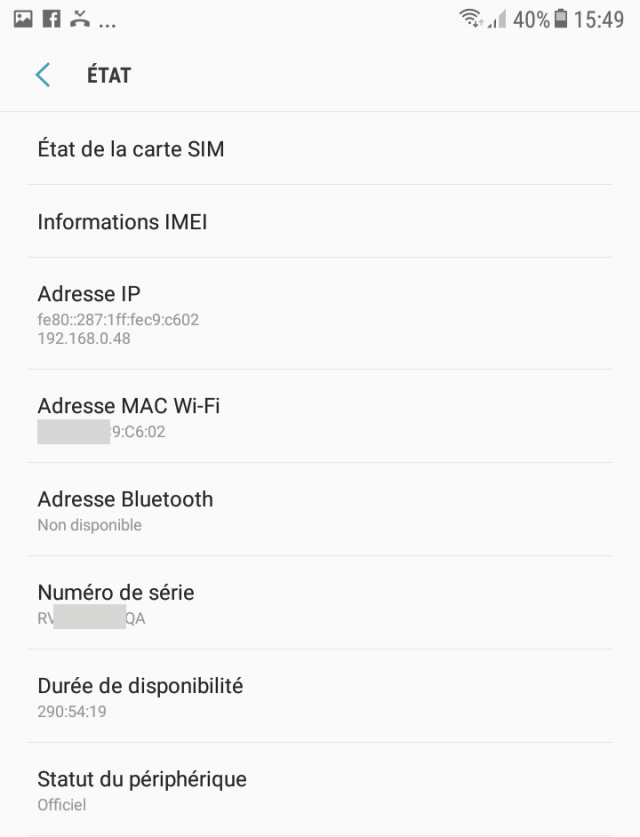 Comment trouver l’adresse IP locale et l’adresse Mac de votre smartphone