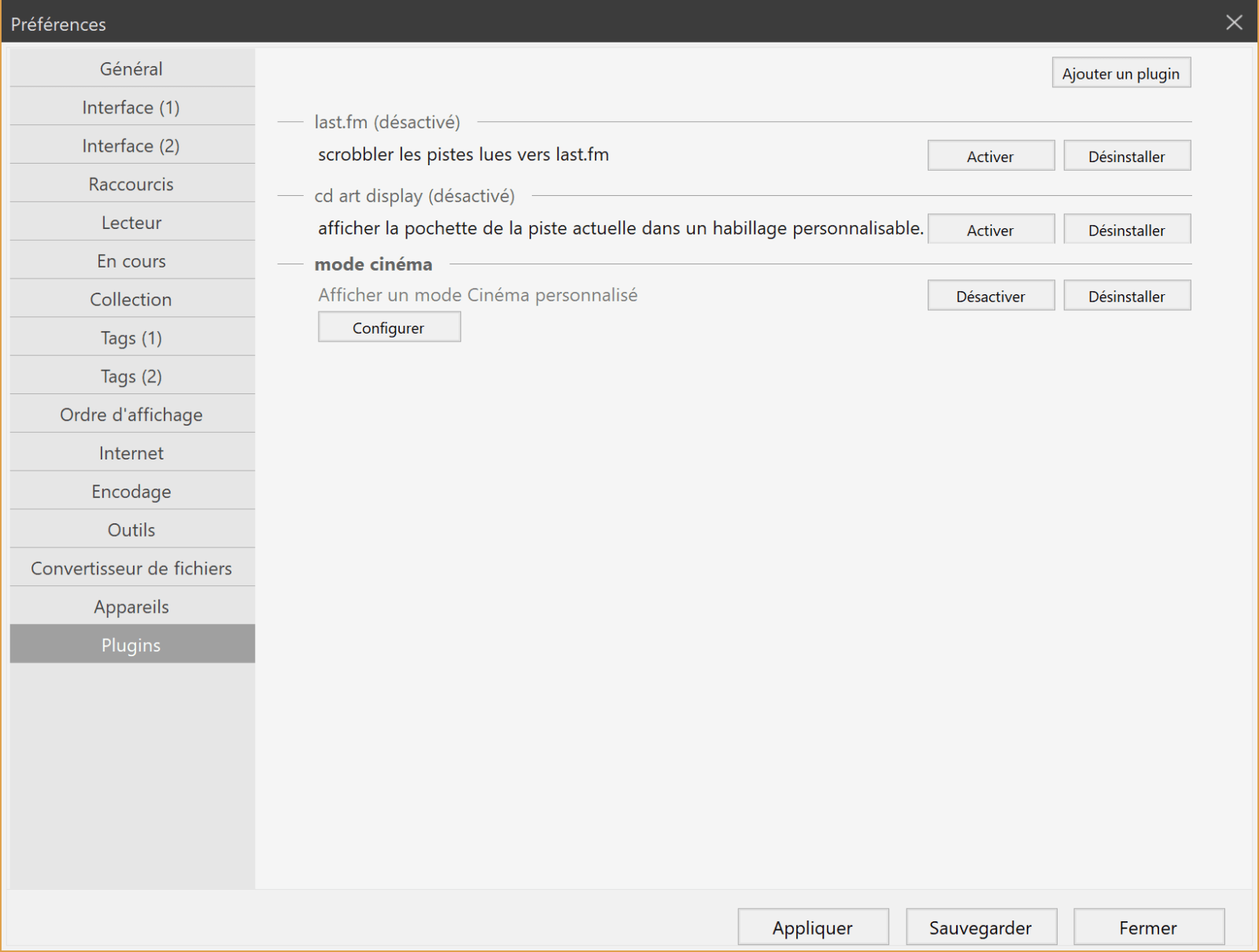 LyricsReloaded : Plugin pour ajouter des sources de paroles à Musicbee