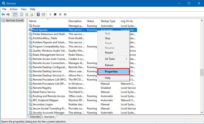 Comment régler les problèmes de spouleur d’impression sur Windows 10