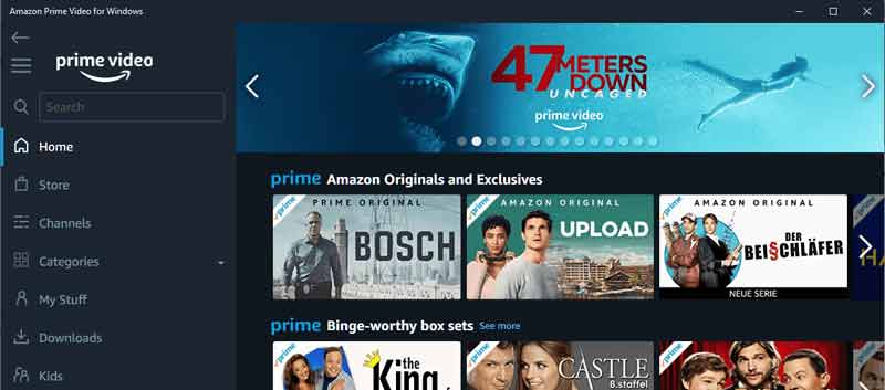 L’application Amazon Prime Vidéo pour Windows 10 - TechCroute.com