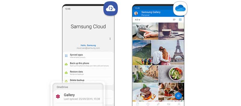 Samsung remplacera certains de ses services en Cloud par OneDrive