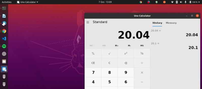 Vous aimez la calculatrice de Windows ? Utilisez la également sur Linux