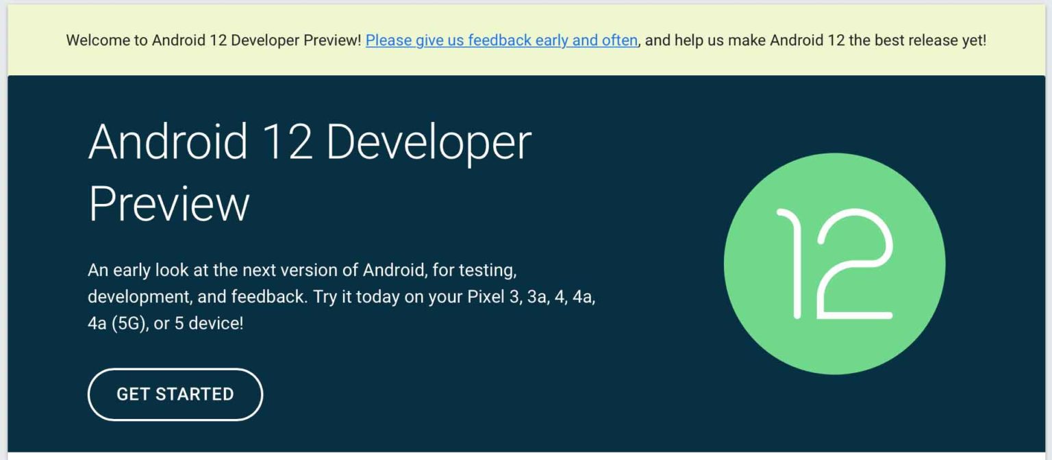 Android 12 Developer Preview est là avec beaucoup de nouveautés.