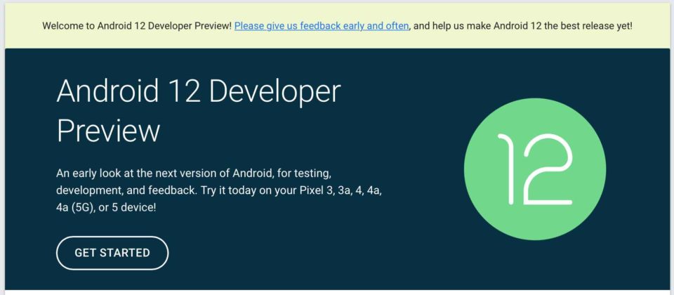 Android 12 Developer Preview est là avec beaucoup de nouveautés.