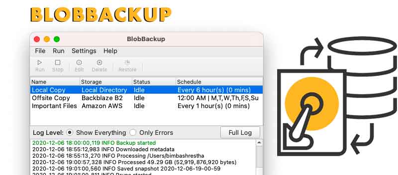 BlobBackup : un utilitaire pour des sauvegardes rapides et simples