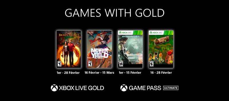 Les Games with Gold de février 2022 - TechCroute.com