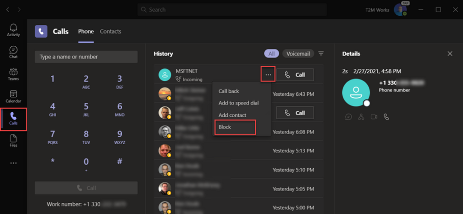 Comment bloquer les appels entrants dans Microsoft Teams