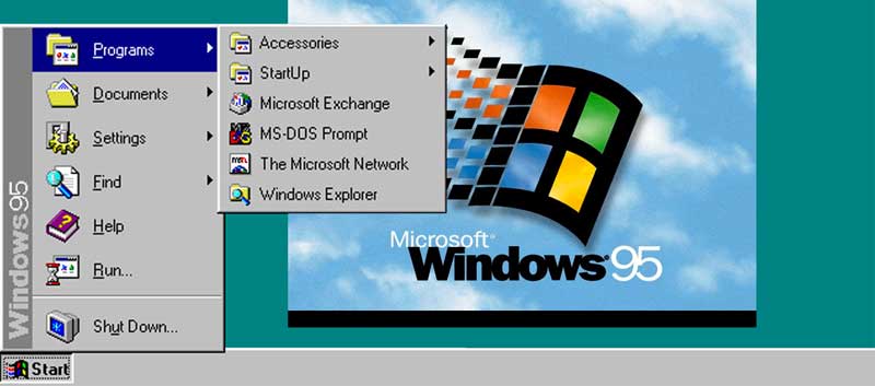 Démarrer Windows 95 en tant qu’application JavaScript