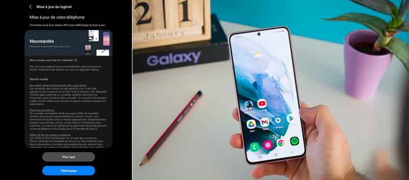 Samsung déploie la mise à jour Android 13 et One UI 5 en Europe