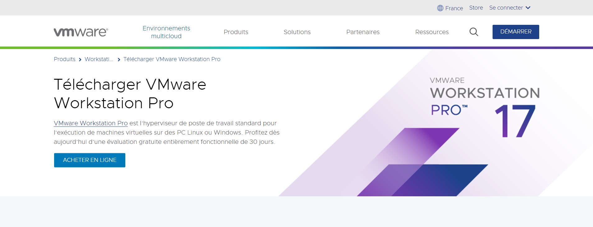 Comment installer VMware Workstation sur Windows
