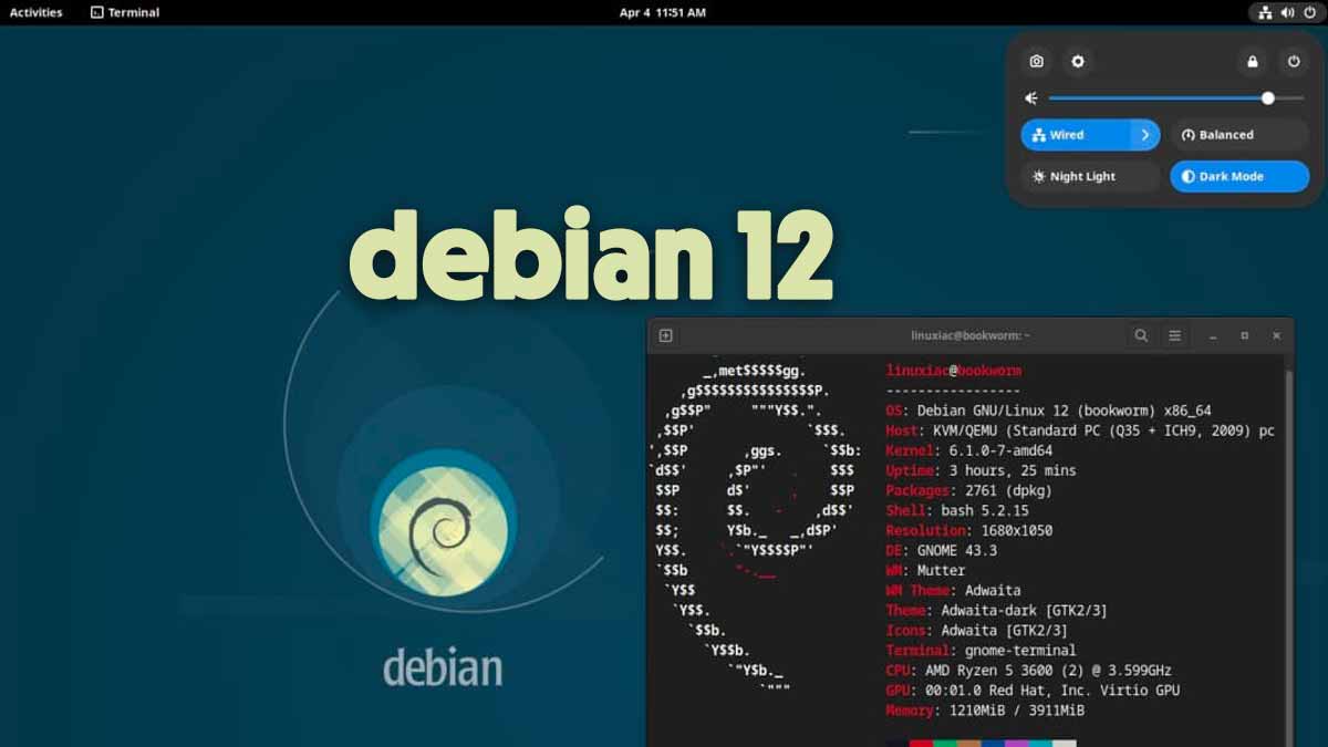 Debian 12 « Bookworm » est arrivé - TechCroute.com