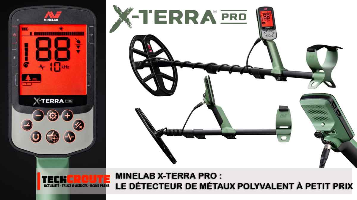 Minelab X-Terra Pro : le détecteur de métaux polyvalent et innovant à ...