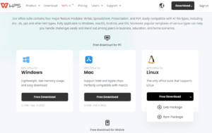 WPS Office : une alternative gratuite à Microsoft Office pour les linuxiens