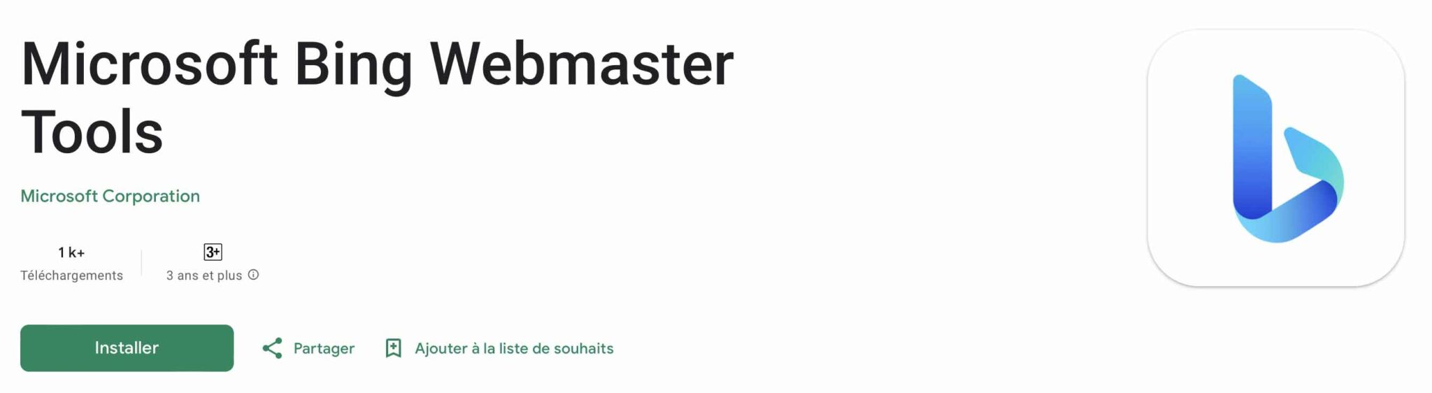 L’application Bing Webmaster Tools pour Android - TechCroute.com