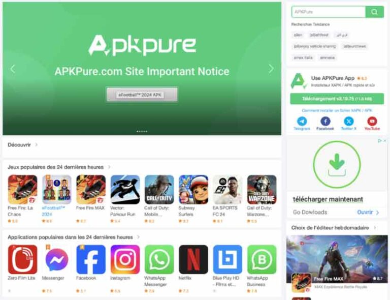 APKPure : Est-il sécurisé d'utiliser cette plateforme pour télécharger ...