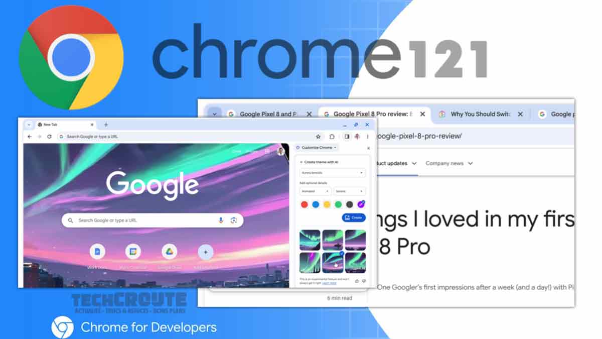 Chrome 121 : découvrez les dernières innovations d’IA générative du navigateur