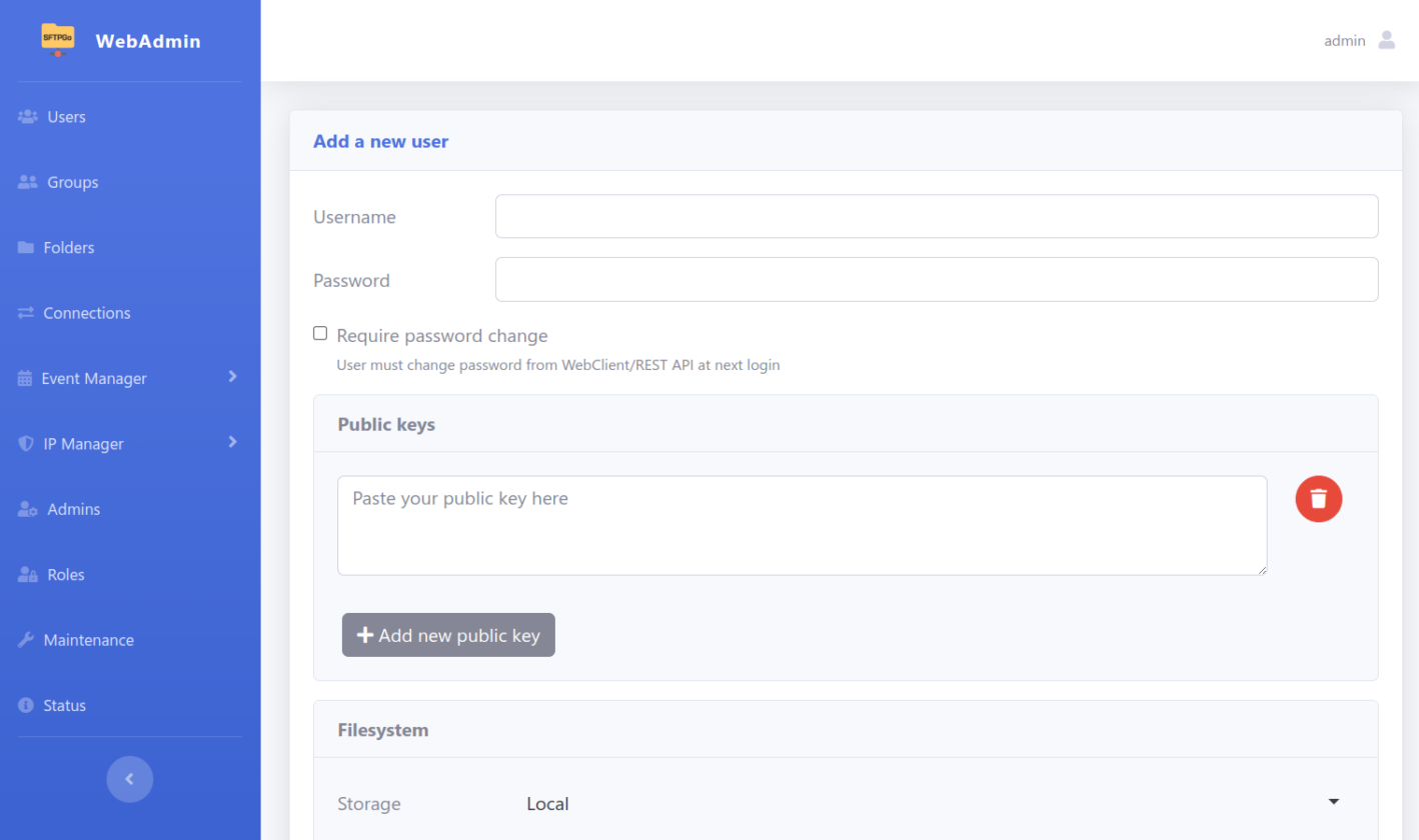SFTPGo : un outil fiable et sécurisé pour le transfert des fichiers ...