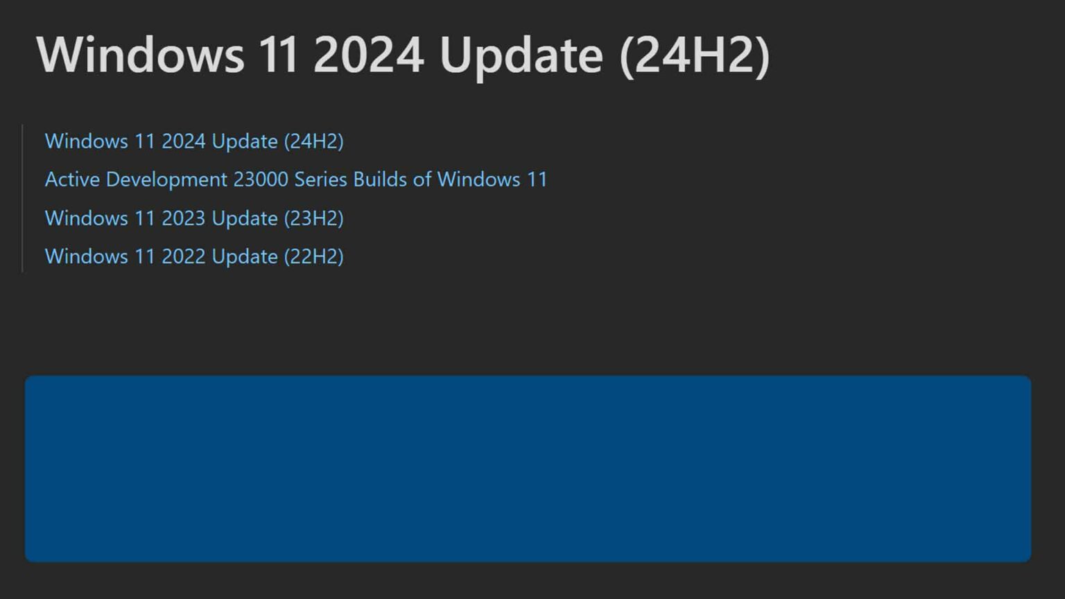 Windows 11 2024 Update : le nom officiel de la prochaine version ...