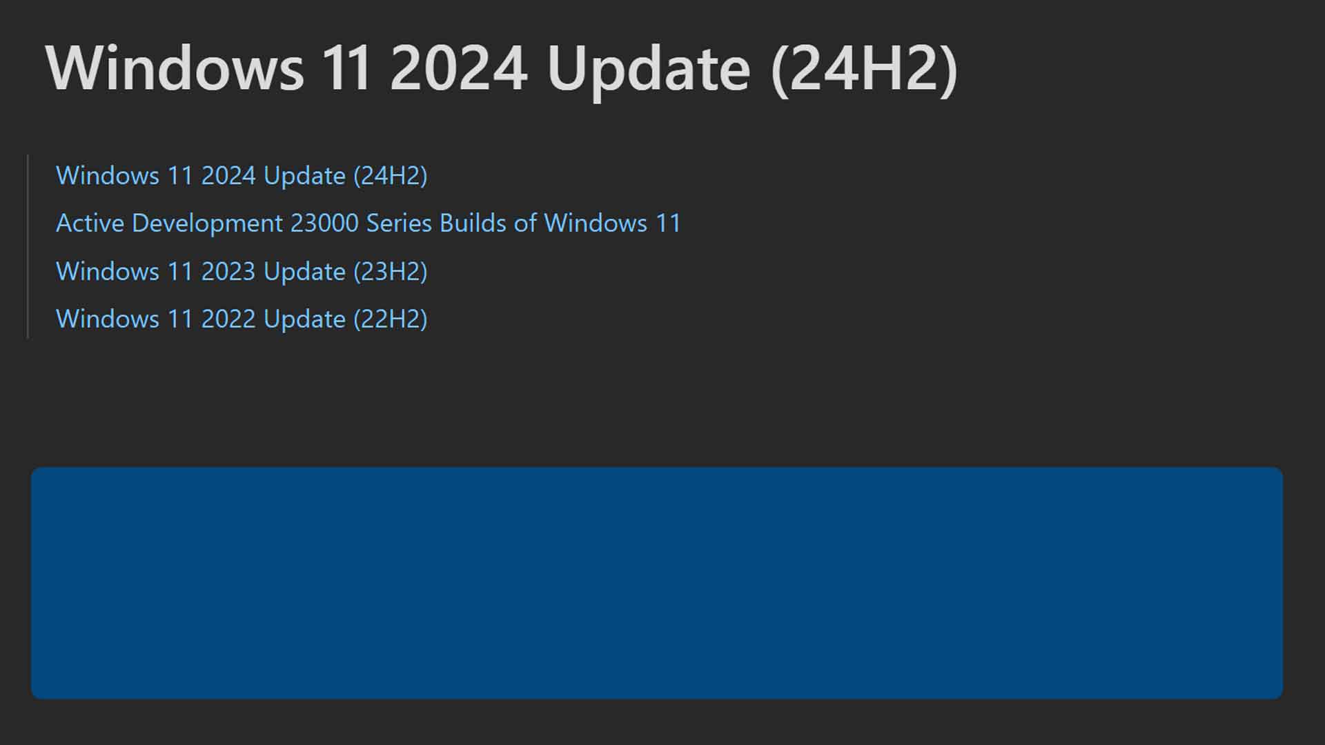 Windows 11 2024 Update : le nom officiel de la prochaine version ...