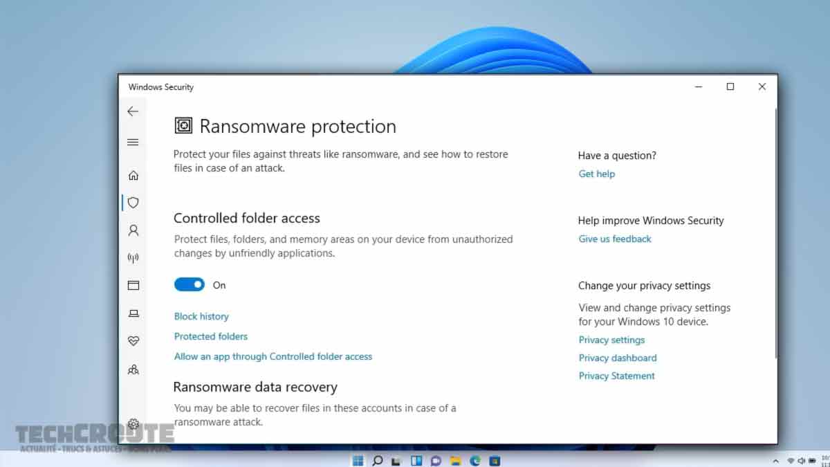 Comment activer la protection contre les ransomwares sur Windows 10 et 11