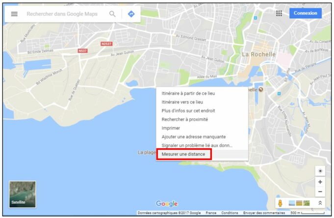 Mesurer la distance entre des points sur Google Maps - TechCroute.com