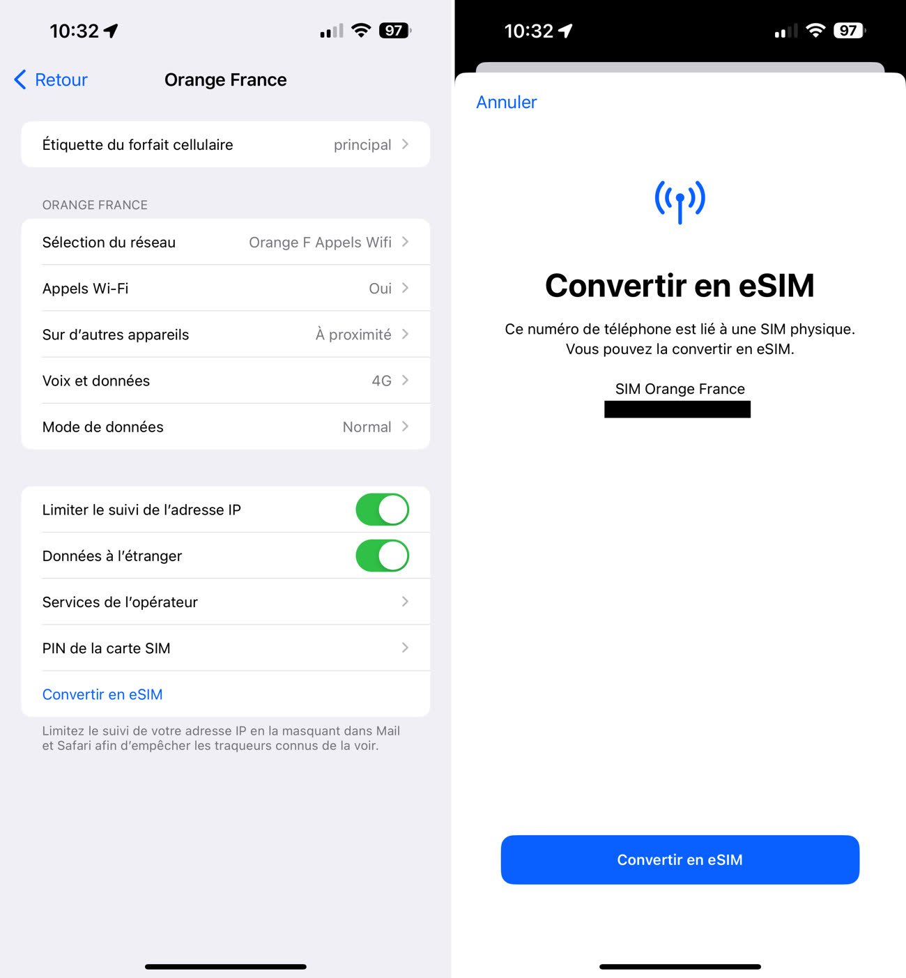 Comment transférer une eSIM entre iPhone facilement ? - TechCroute.com