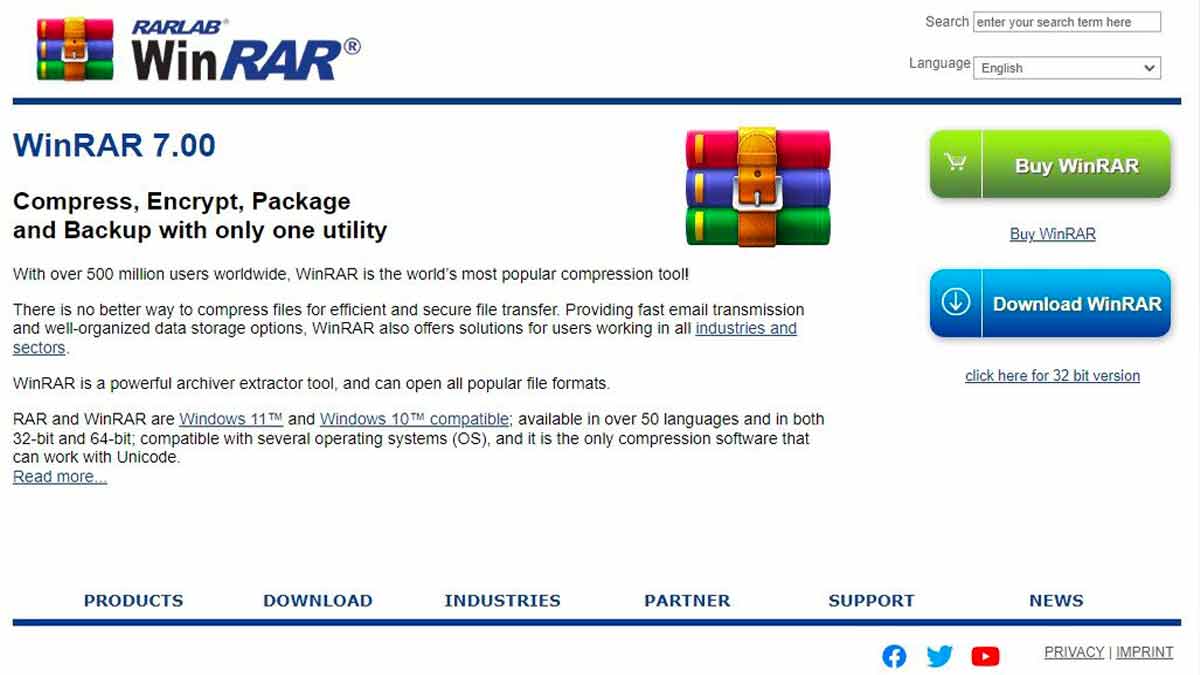 WinRAR 7.0, la nouvelle version du célèbre logiciel est disponible - TechCroute.com