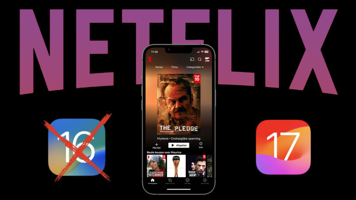 Netflix abandonne le support d’iOS 16 et d’iPadOS 16 sur iPhone et iPad
