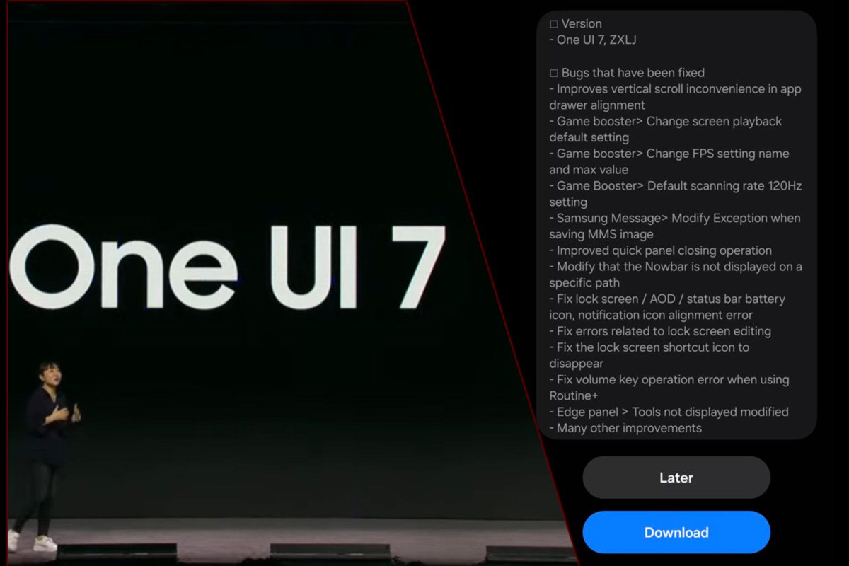 Galaxy S24 : One UI 7 stable arrive enfin - TechCroute.com