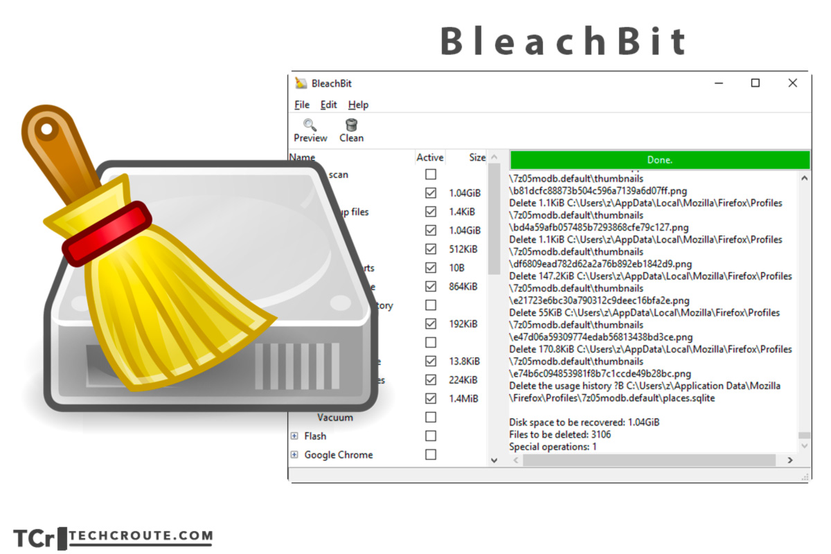 Libérer de l’espace disque Linux avec BleachBit - TechCroute.com