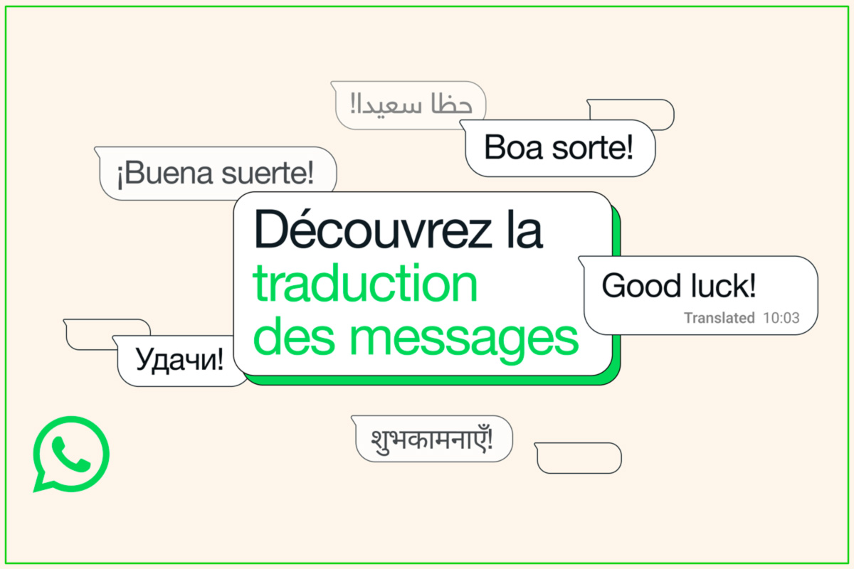 WhatsApp introduit la traduction de messages directement dans l’app ...
